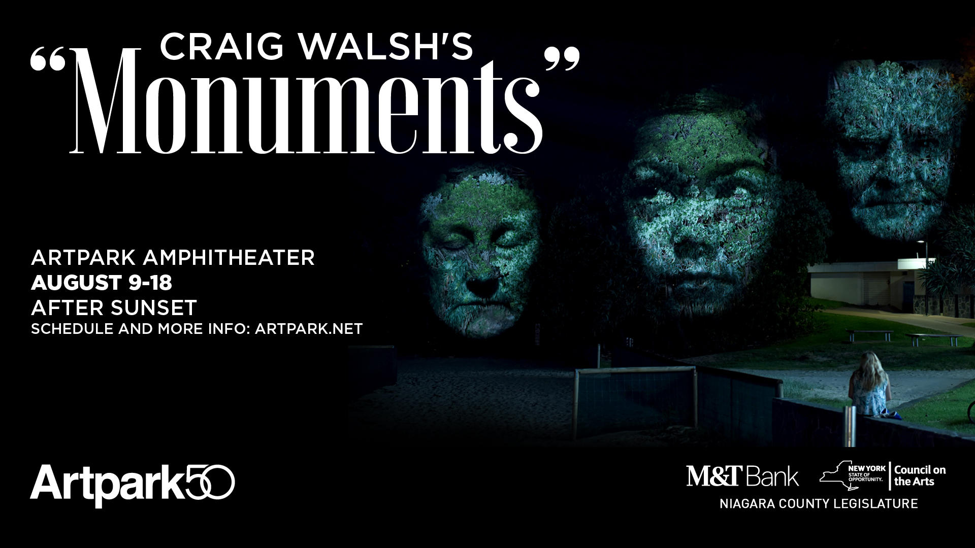 Event : Craig Walsh's Monuments at Artpark